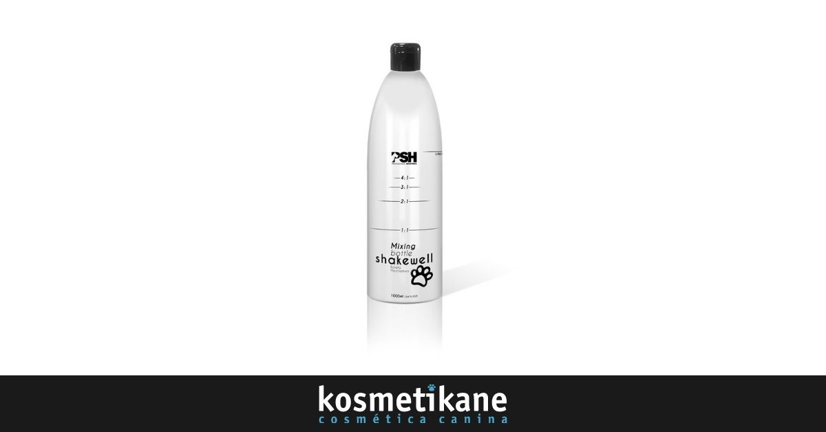 Botella mezcladora PSH - 1L - Kosmetikane
